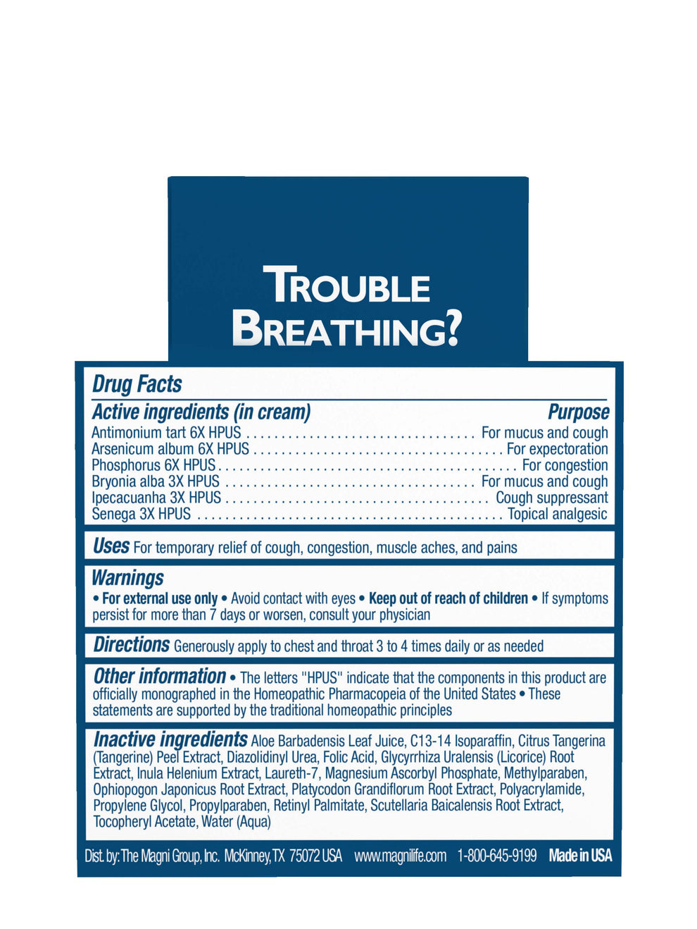 Breathe Easy Chest Cream – Magnilife